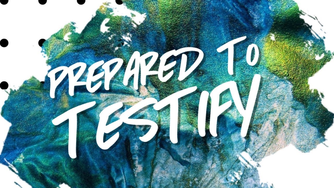 Prepared to Testify - First Baptist Church Winnie